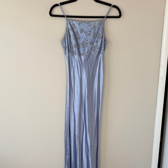 a fortiori | Dresses | Vintage A Fortiori Dusty Blue Dress | Poshmark